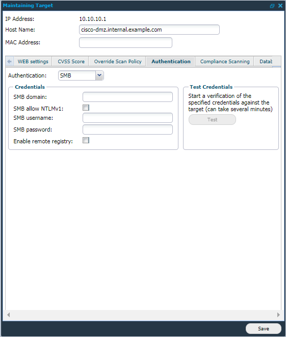 Authenticated Scanning Using SMB