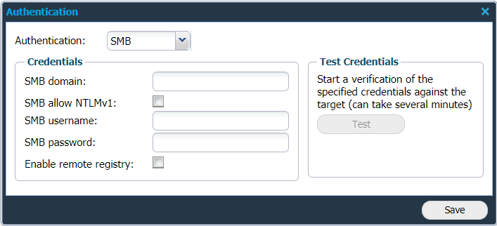 Authenticated Scanning Using SMB